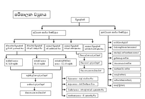 Administrative Structure Walasmulla National School