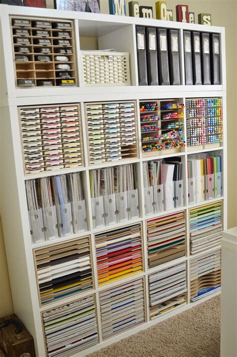 Organize Your Craft Supplies In Ikea Shelves Create Your Dream
