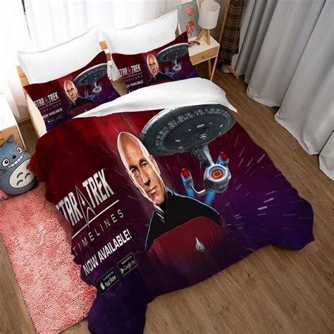 Star Trek Timelines Duvet Quilt Bedding Set Design Trend