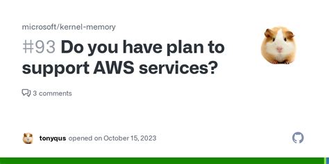 do you have plan to support aws services · issue 93 · microsoft kernel memory · github