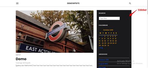 How To Setup Sidebar In Amp Amp Tutorials