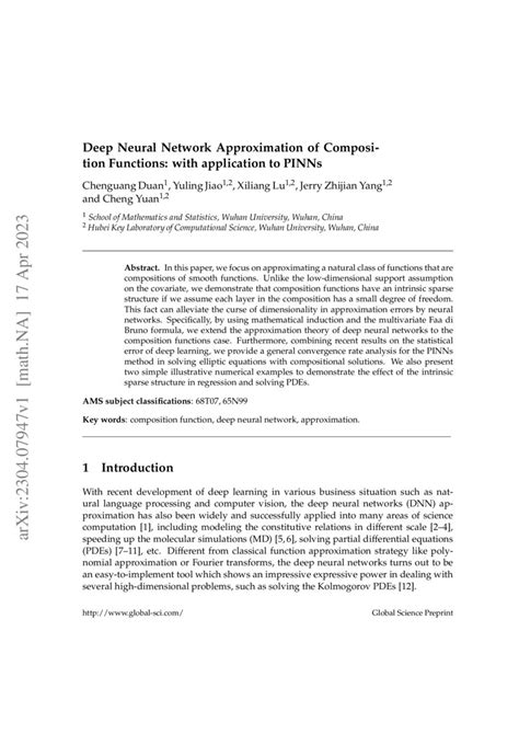 Deep Neural Network Approximation Of Composition Functions With
