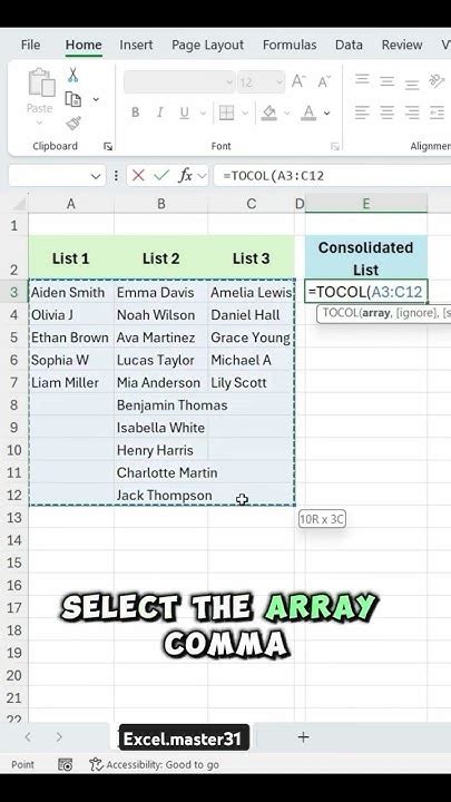 Consolidate The Data Is Very Easy😜 Excel Exceltips Shorts Youtube