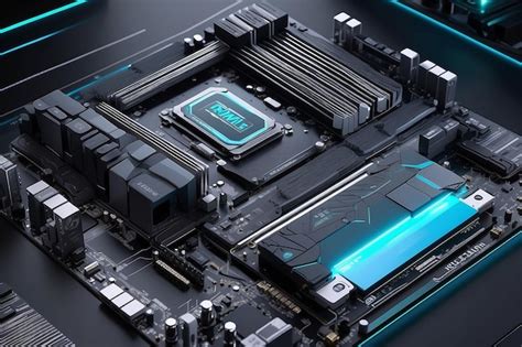 Premium Photo Concept The Motherboard In The Picture Is Brain Technology RAM Gaming This