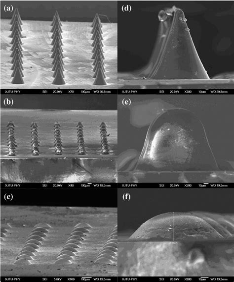 Pdms Replicas Of The Microwells Panels A C Show The Microwell