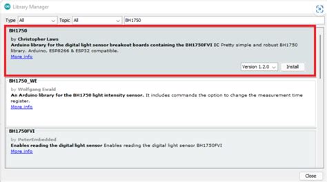 Arduino Dengan Sensor Cahaya Lingkungan Bh1750 Nusabot
