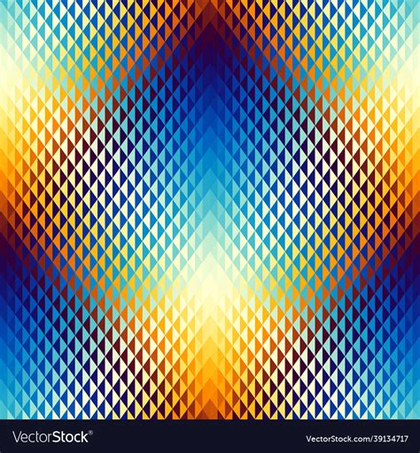 Geometric Abstract Pattern In Low Poly Style Vector Image
