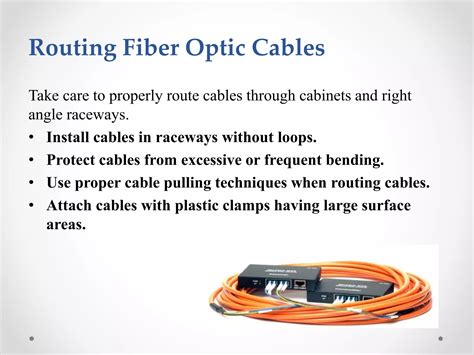 Fiber Optic Cable Installation And Handling Instructions Pptx