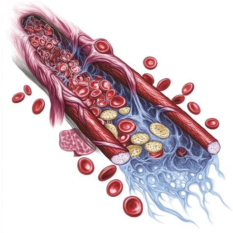 Human Blood Clotting Process Diagram StepbyStep Illustration Premium