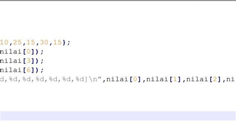 Array 1 Dimensi Informan It