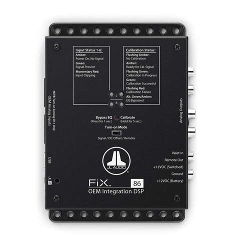JL Audio FiX 86 6 Ch OEM Integration DSP Bestpoolstore Com