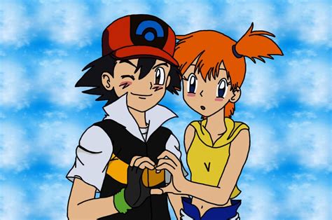 Ash And Misty S Love By Harley On Deviantart