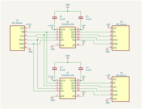 Txu0304 Clarification On The Spi Pins Logic Forum Logic Ti E2e