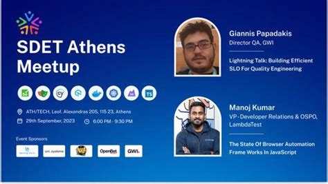 Athens Sdet Meetup On Linkedin The State Of Browser Automation Frameworks In Javascript Fri