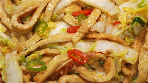 겨울 어묵볶음은 이렇게 만들어야 맛있어요 특별한 양념 없어도 기가막힌 반찬레시피💯평생 써먹는 어묵 요리 맛있게 만드는법🥇 배추어묵볶음 맛있게 만드는 방법 배추요리