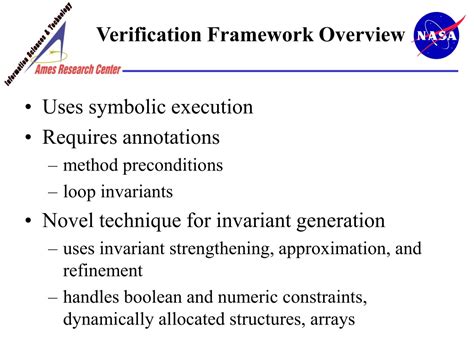Ppt Verification Of Java Programs Using Symbolic Execution And Loop Invariant Generation