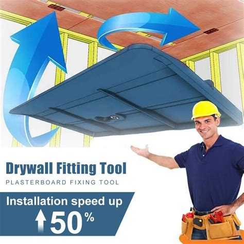 Plasterboard Fixing Tool Ceiling Positioning Plate Vicedeal