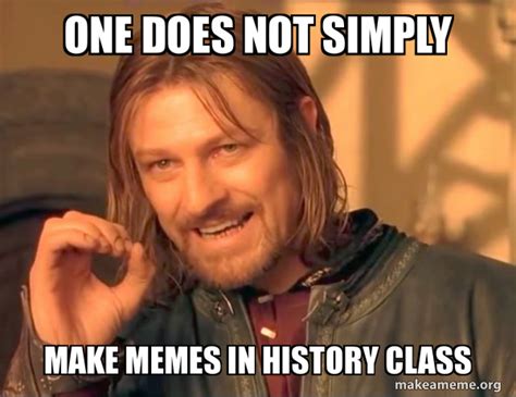 History Class Meme