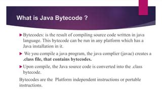 Java OOP Concepts 1st Slide PPT