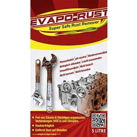 EVAPO RUST Rust Remover Liquid Solution Litre