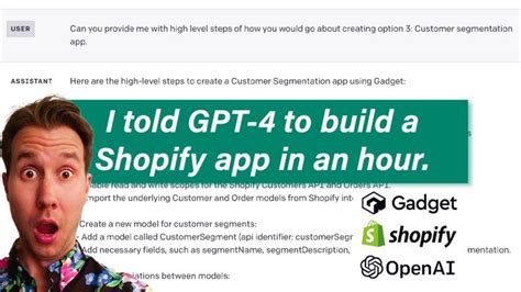 Ralf Elfving On Linkedin I Told Gpt 4 Youre A Helpful Shopify App