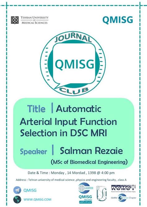 Automatic Arterial Input Function Selection In Dsc Mri Qmisg