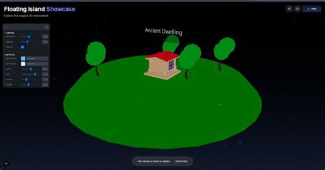 An Interactive 3d Website Built With Nextjs Typescript And Threejs