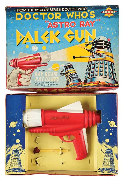 Lot Detail English Made Plastic Dr Whos Astro Ray Dalek Gun