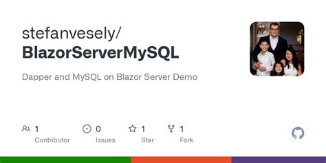Github Stefanveselyblazorservermysql Dapper And Mysql On Blazor Server Demo