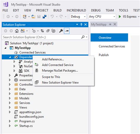 Visual Studio 2017 1552 Bower Missing Under Dependencies Stack