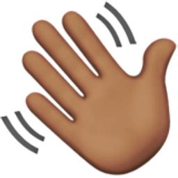 Hand Wave Emoji