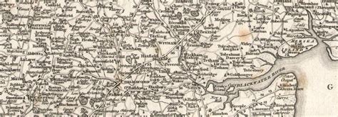 Antique County Map Of Essex By John Cary 1787 Old Plan Chart
