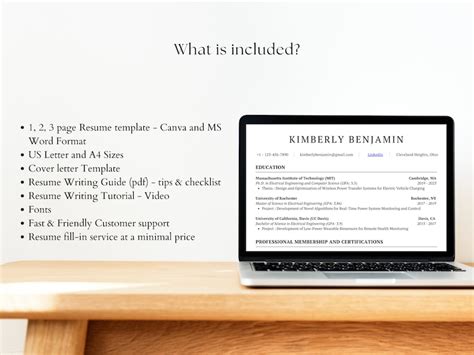 Academic CV Template Word Canva Resume Template For Grad Babe Masters Phd In USA Canada
