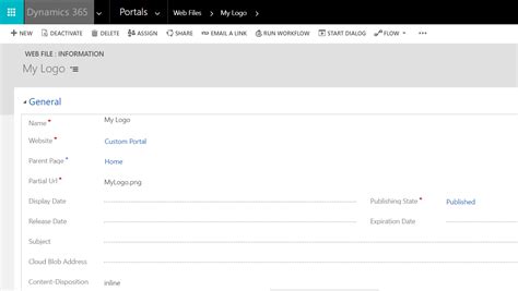 Dynamics Portals Styling Design Forms With Rich Text And Images Rajeev Pentyala Technical