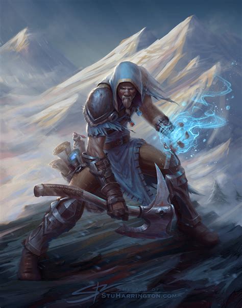 Skyrim Nord Warrior Art
