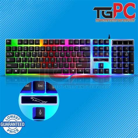 G21b Wired Usb Keyboard And Mouse Luminous Led Lights Computers And Tech Parts And Accessories