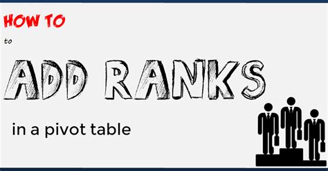 Rank Column In A Pivot Table Excel Pivot Table Tutorial