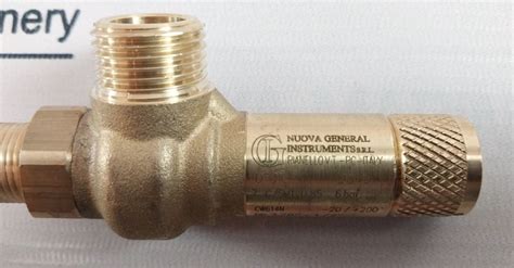 Nuova General Instruments D7 C Safety Valve Aeliya Marine