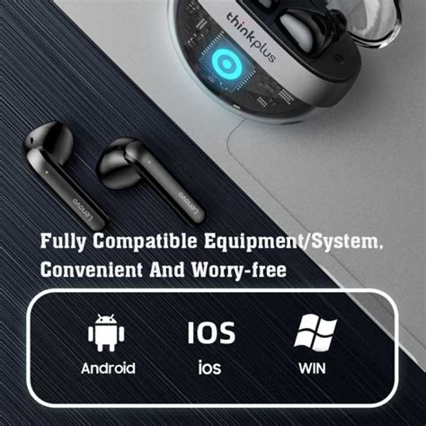 Lenovo ThinkPlus T Wireless Earphones TWS Earbuds Bluetooth Stuff Enough Be