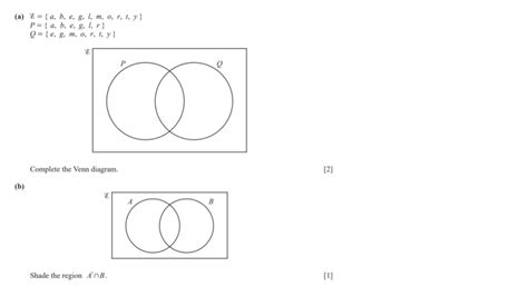 Sets And Venn Diagrams Past Paper Questions For Igcse Cambridge 0580 Revise Right Now