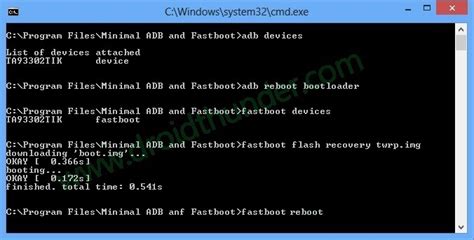 How To Install TWRP Recovery Using CMD ADB Method