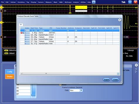 USB Application Software Tektronix
