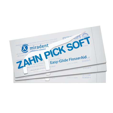 Zahn Pick Soft Easy Glide Flosser Aid Pk60