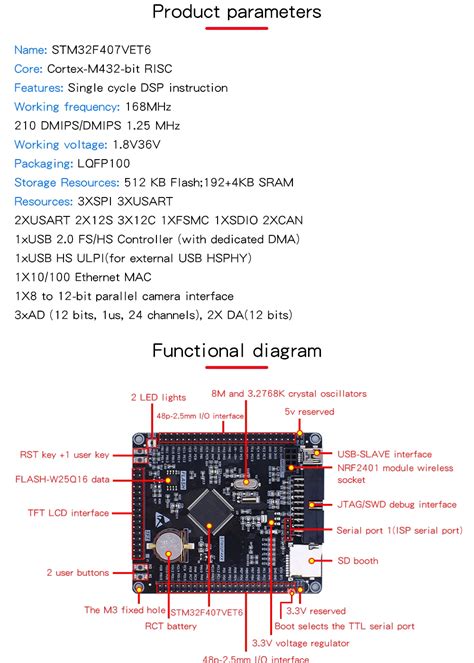 Placa De Desenvolvimento Cortex M4 Stm32 Sistema Mínimo Placa