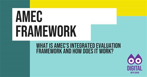 Understanding Amecs Integrated Evaluation Framework David Hodder