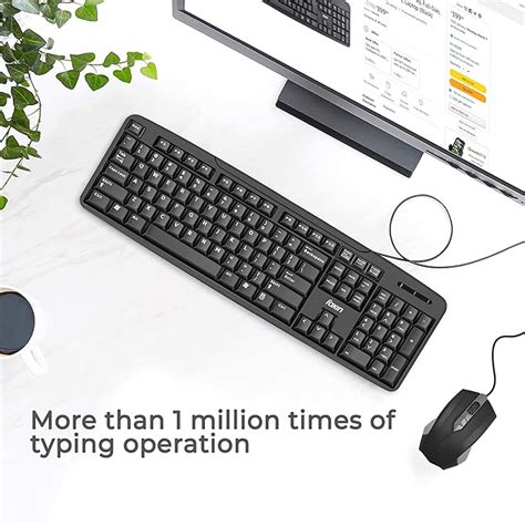 Foxin Fkb 102 Plus Wired Usb Keyboard With 1 5meter Cable For Windows Youtotech