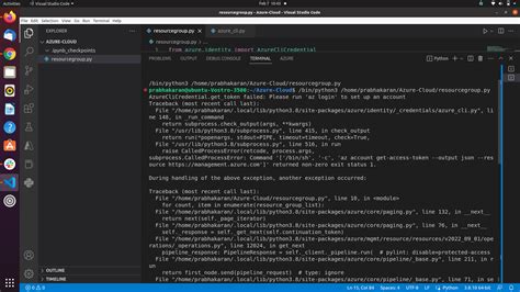 No Subscription Were Found Vs Code Azure Python Sdk Microsoft Qanda