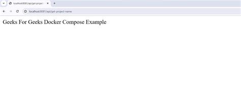 Docker Compose For Java Applications Simplifying Deployment Geeksforgeeks
