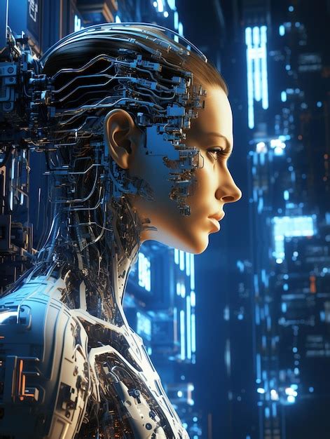 Premium Ai Image Artificial Intelligence Development Of Automated Computer Work Online Virtual