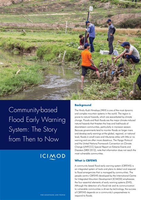 Community Based Flood Early Warning System The Story From Then To Now Nepal Reliefweb